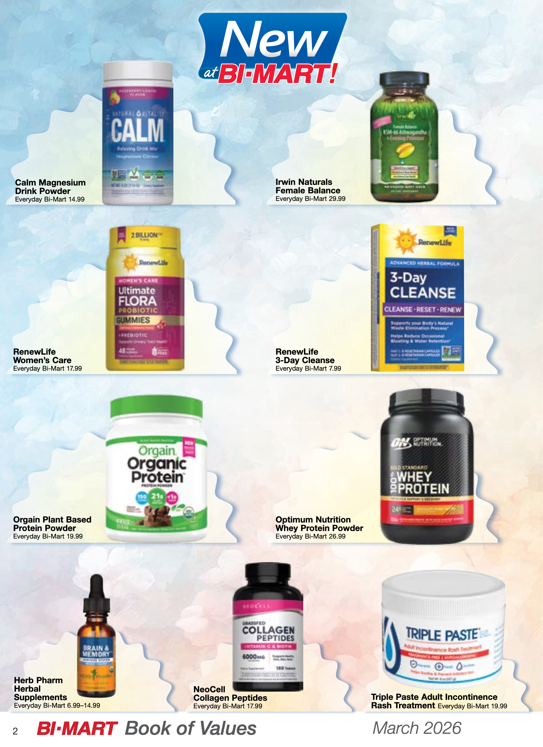 March Health & Beauty Book of Values